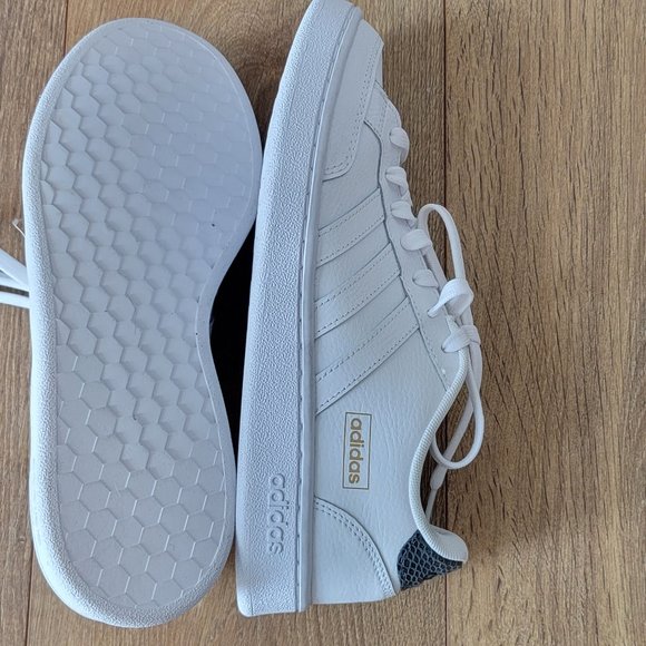 adidas | Shoes | Adidas Womens Pwj 0004 Lace Up White Grey Shoes | Poshmark